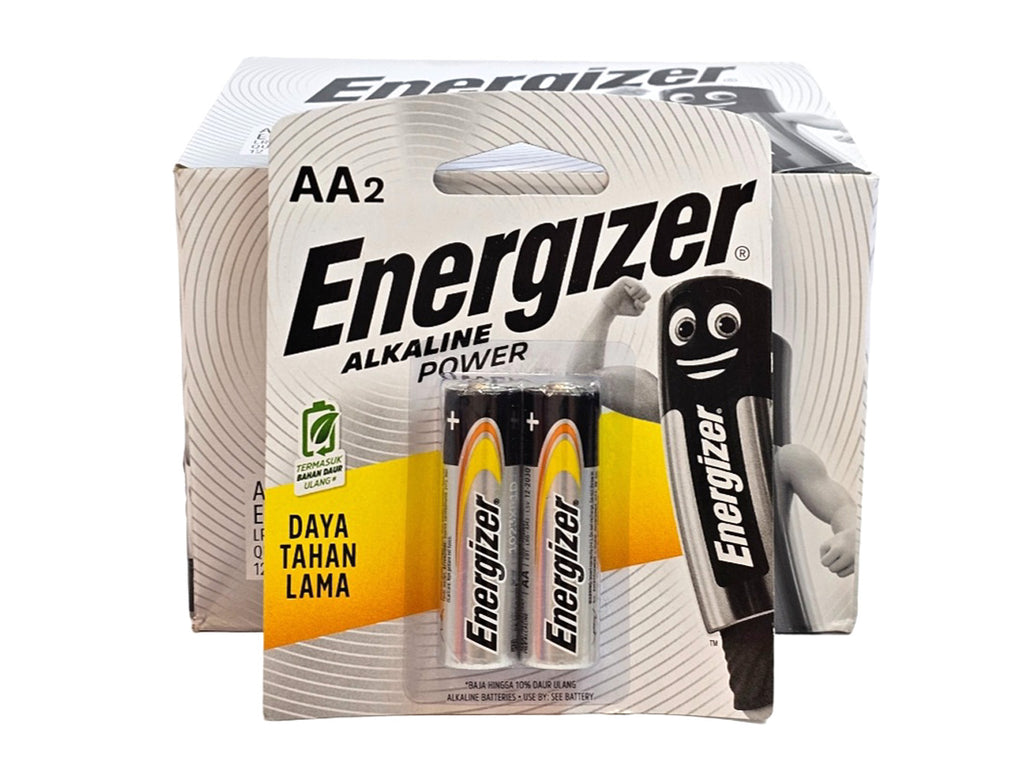 Energizer AA Alkaline Power Batteries - 24 Pack (AA2 x 12)