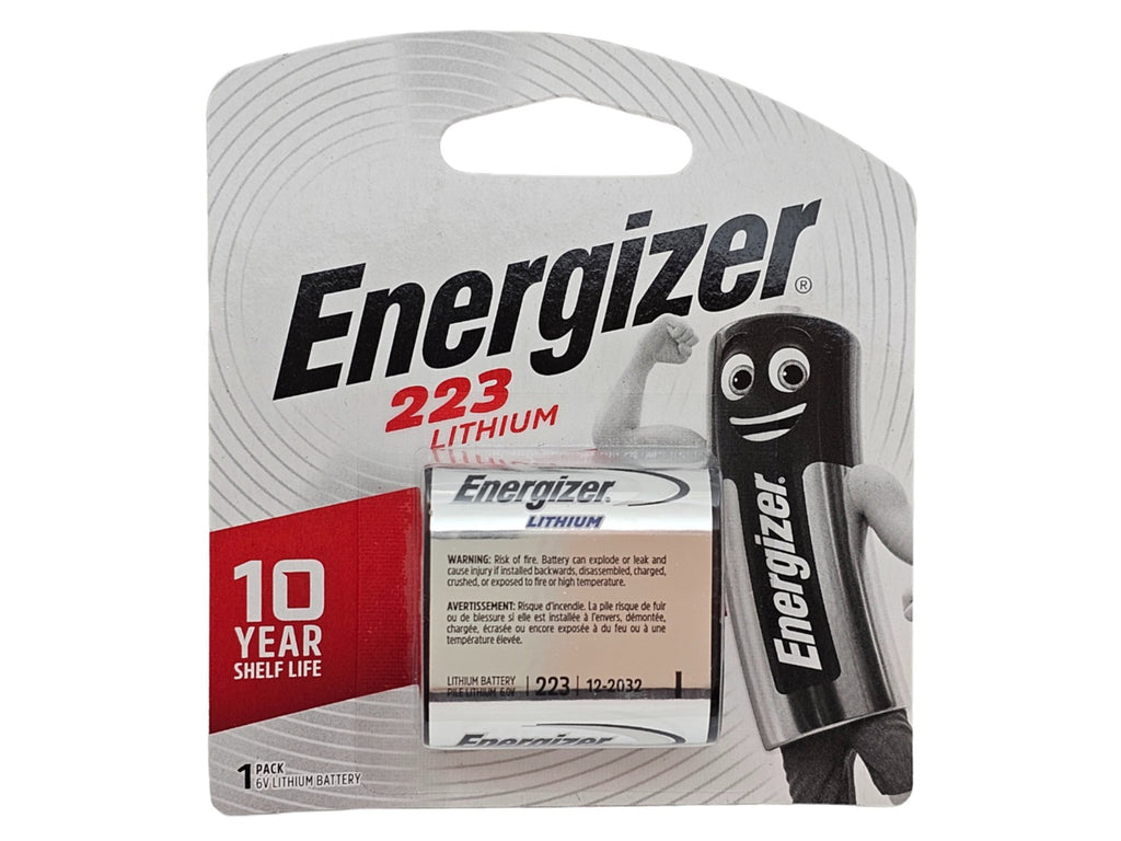 Energizer 223 (CRP2) 6V lithium Battery - 1 Pack