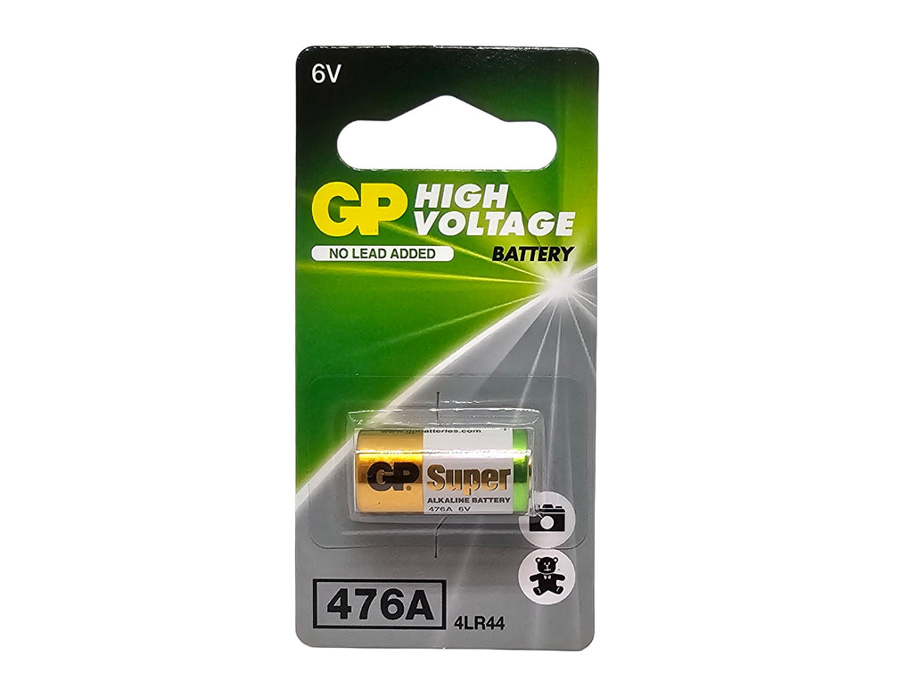 GP 476A (4LR44, 28A, A544) 6V High Voltage Alkaline Battery - 1 Pack