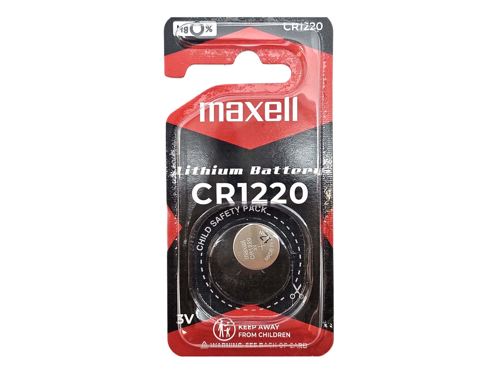 Maxell CR1220 3V Lithium Coin Battery - 1 Pack