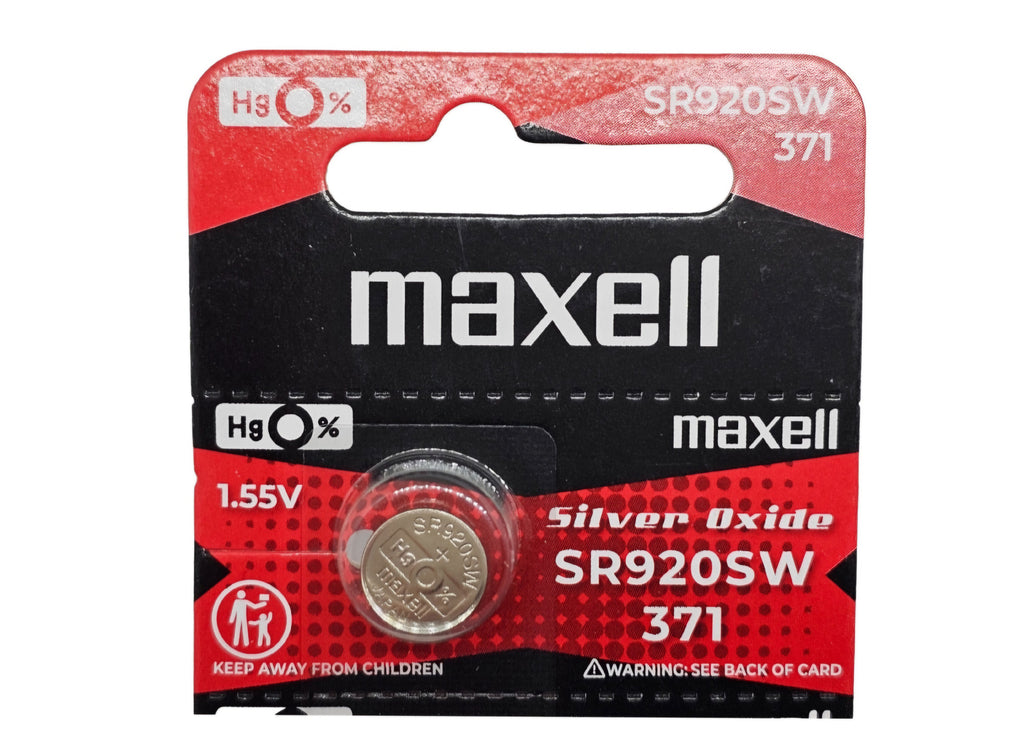 Maxell SR920SW (371) Silver Oxide Watch Battery